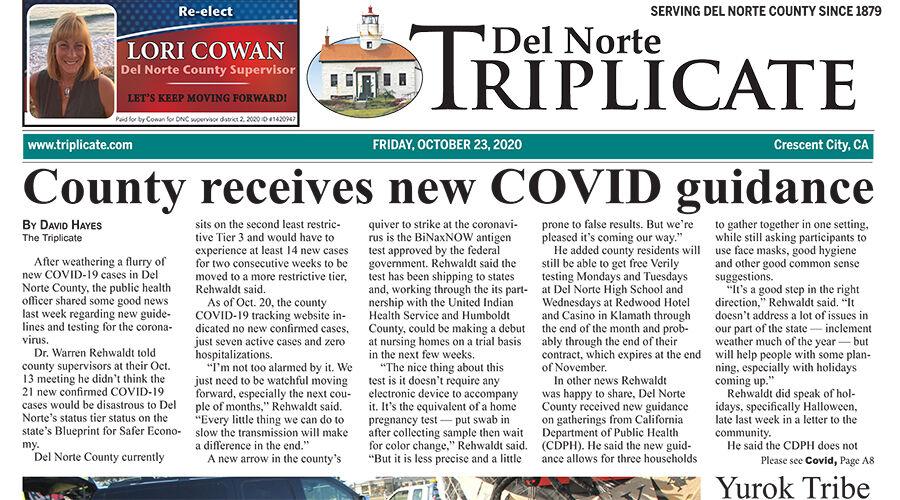 The Triplicate's E-Edition for 10/23/20 | E-Editions | triplicate.com