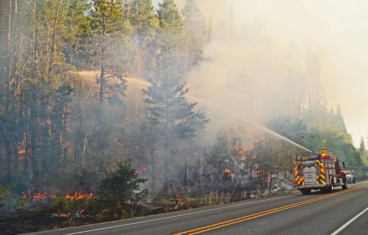 The Redwood Fire along Highway 199 is mostly contained | News ...