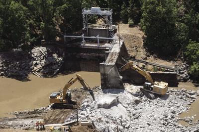 Work on Copco No. 2 Dam removal comes to a close | News | triplicate.com