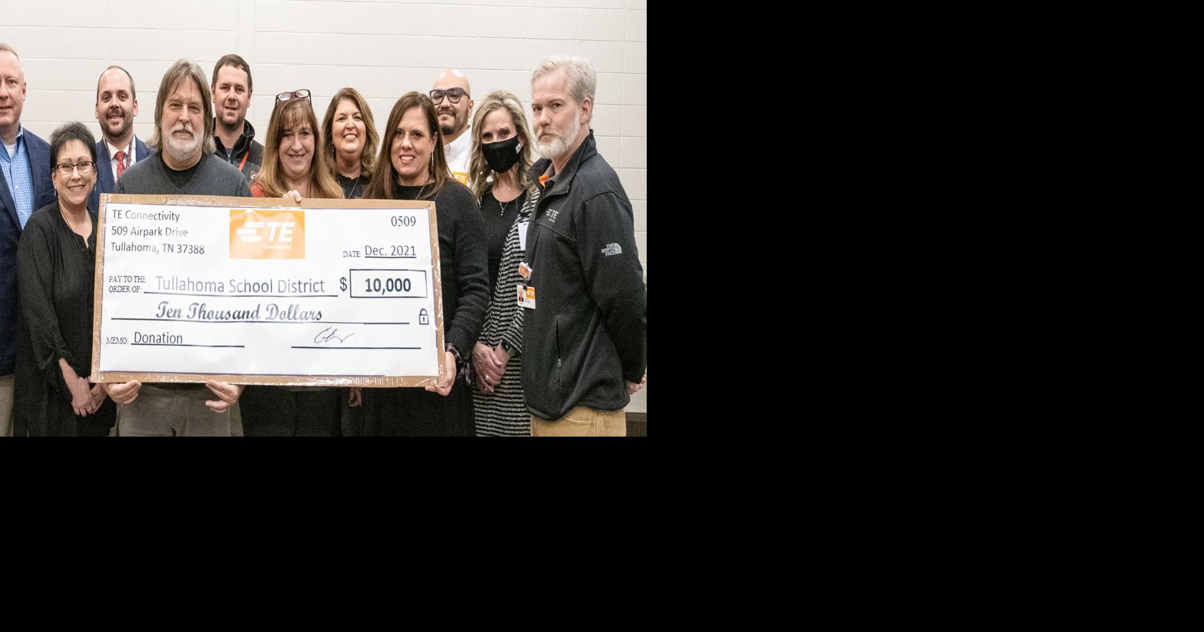 TCS gets $10K TE Connectivity grant | Living | tullahomanews.com