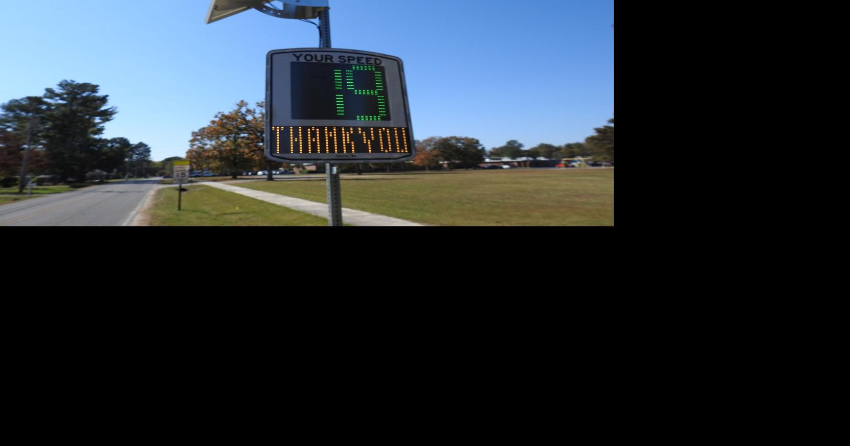 City installs solar-powered speed detection signs to increase safety ...