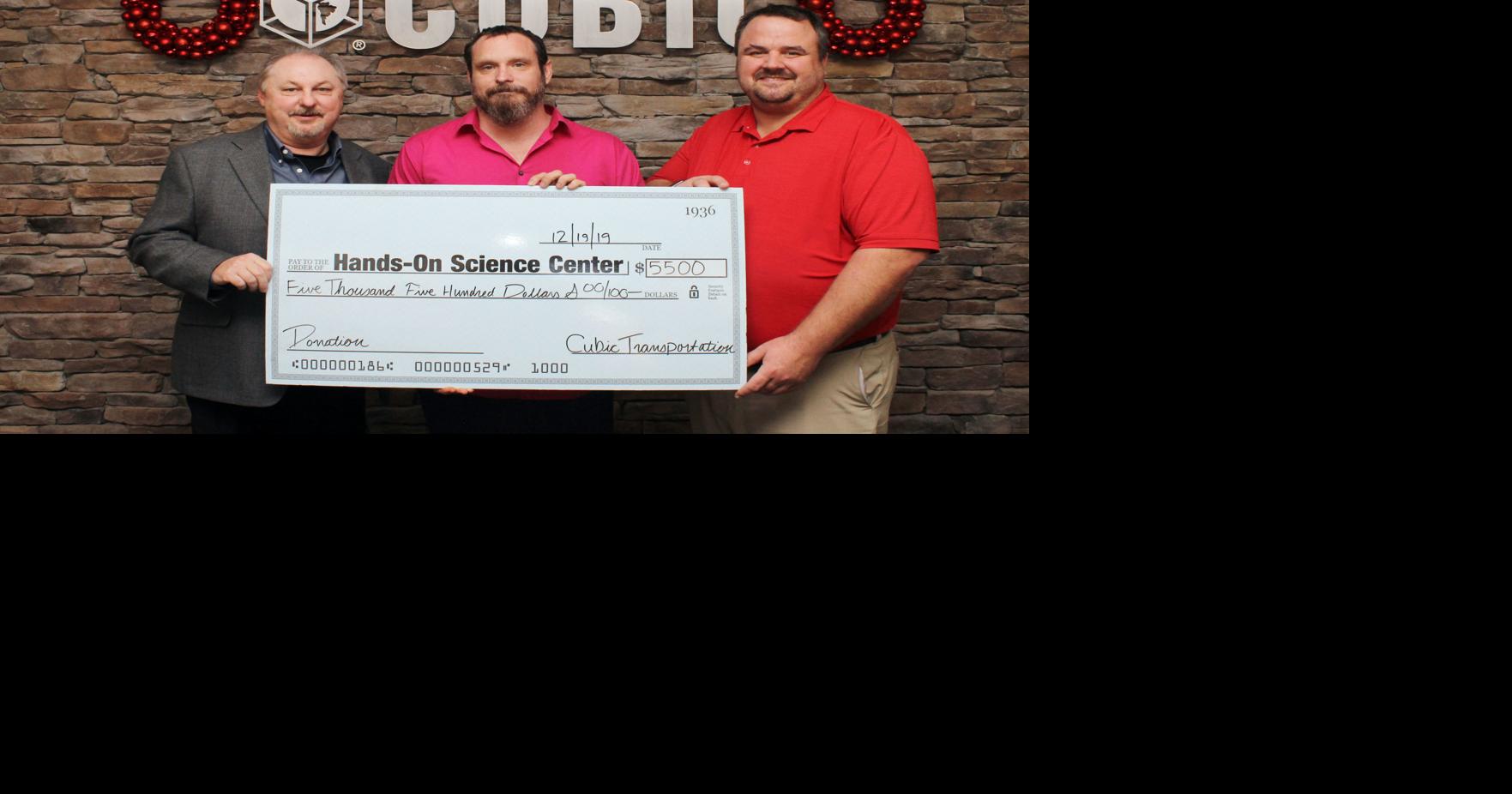 Cubic lends a hand to Hands-On Science Center | Local News ...