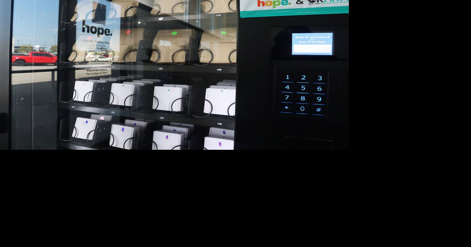 Safe keeping: H.O.P.E. Testing’s free public health vending machine ...