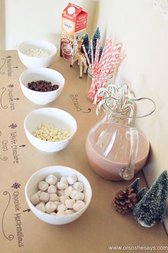 How to make a party-perfect hot chocolate station | December-2018 ...
