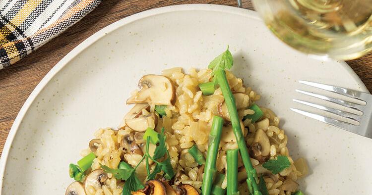 Recipe: Spring vegetarian cooking with risotto | What's Cooking ...