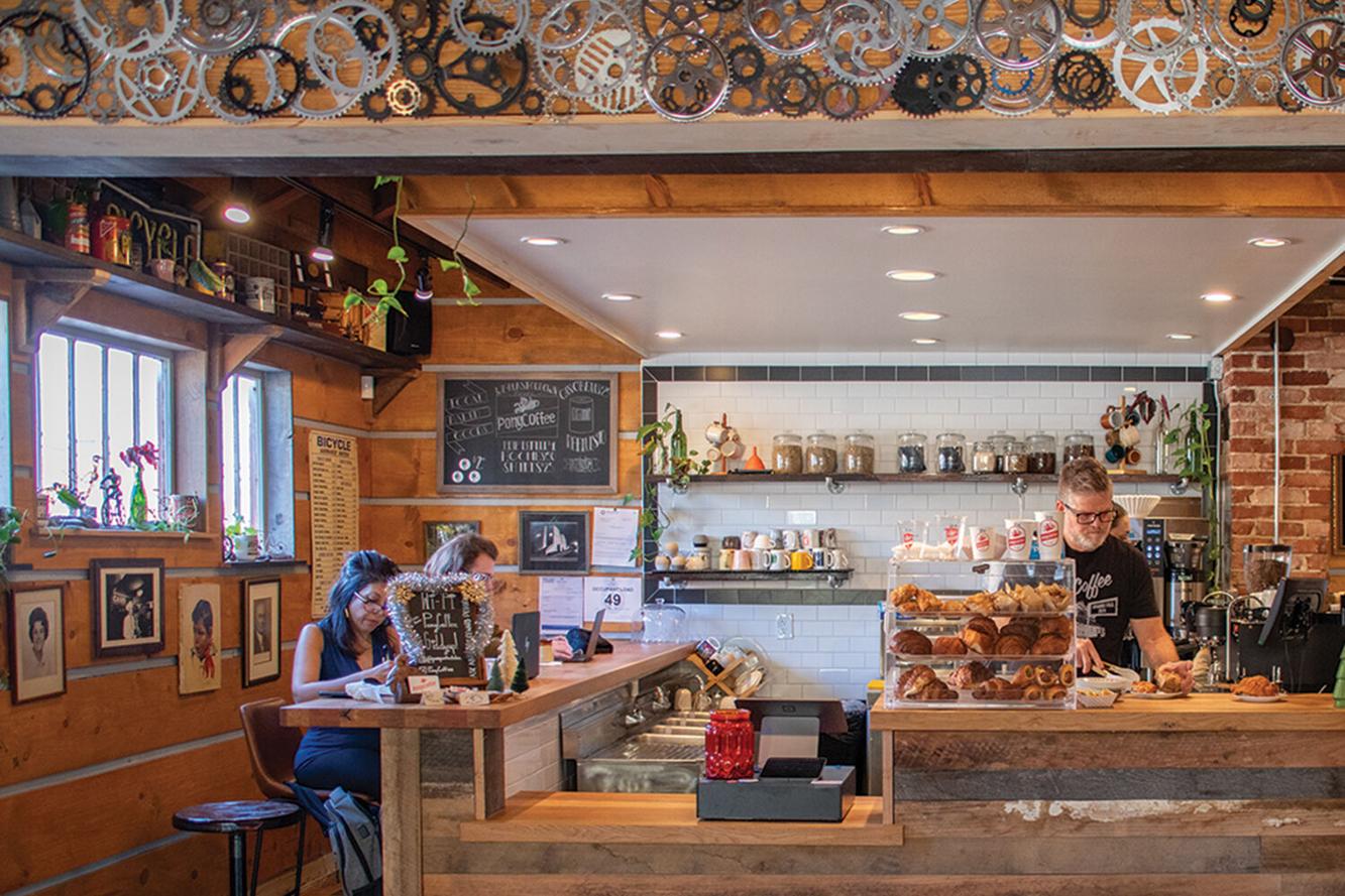 Grinds and gears: Pony Coffee opens near downtown | What's Cooking ...