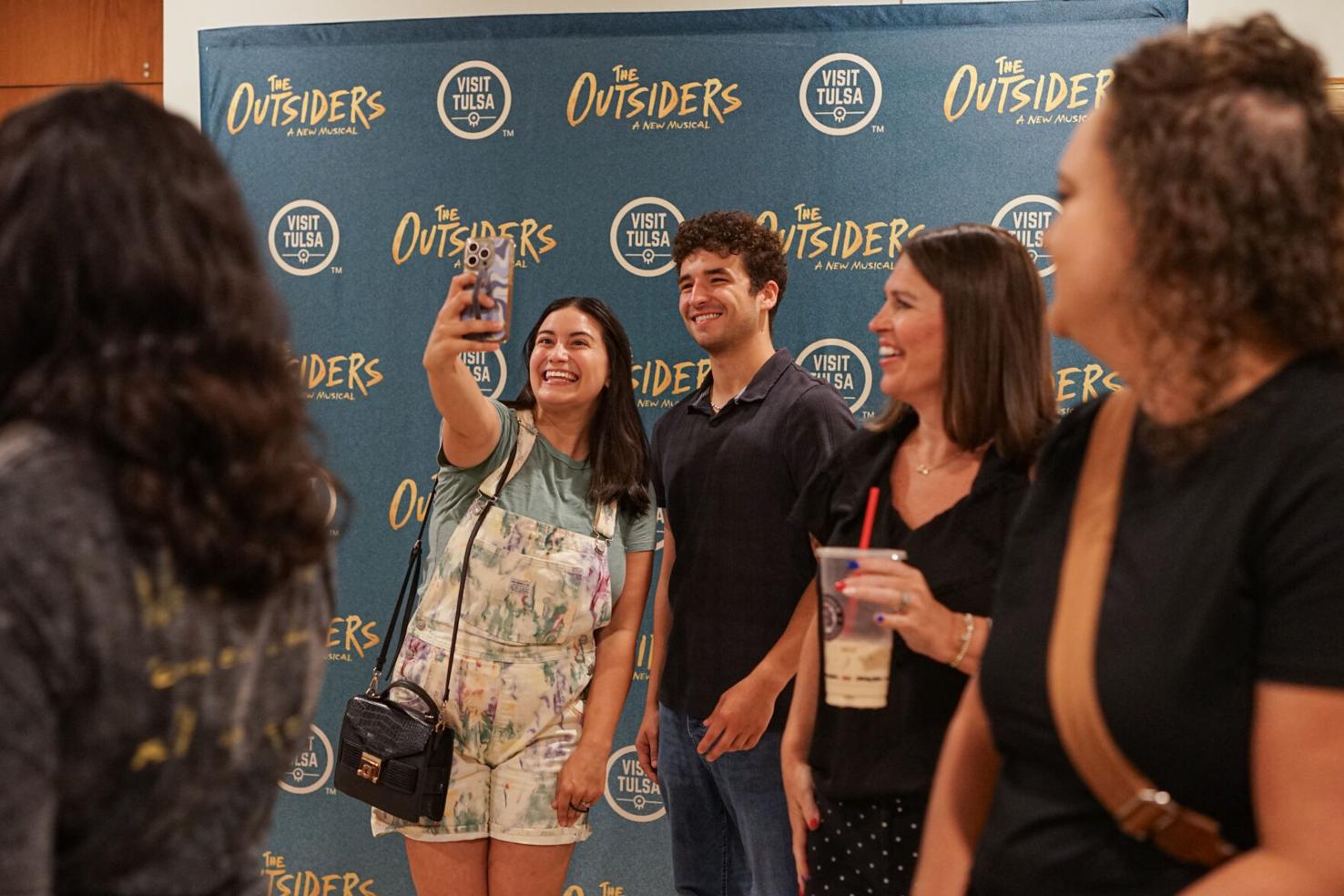 Scenes from the 'The Outsiders' North American tour cast reveal at the ...