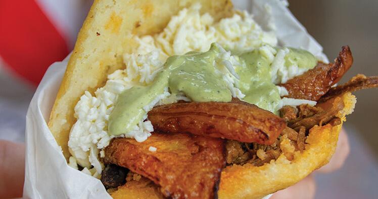 Try this!: Pabellon arepa from El Arepaso Venezuelan Cafe | What's ...
