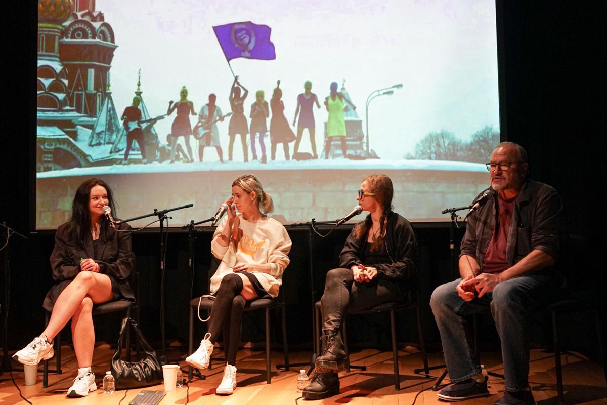 Photo Gallery: Pussy Riot Q&A at Woody Guthrie Center | About Town ...