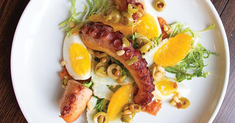 Try this: Charred Spanish octopus from Restaurant Basque | What's ...