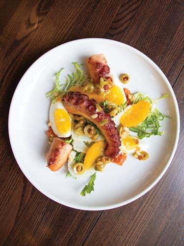 Try this: Charred Spanish octopus from Restaurant Basque | What's ...