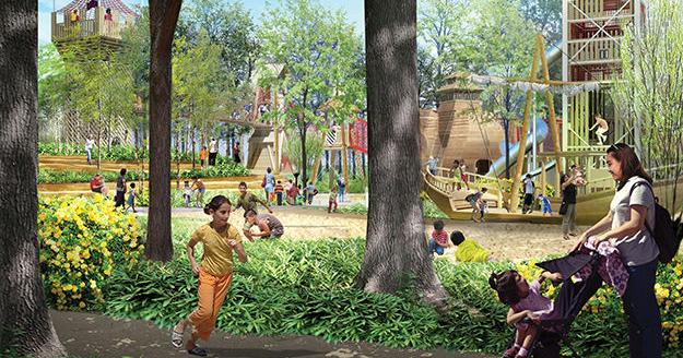 Chapman Adventure Playground at Gathering Place | Blogs | tulsapeople.com