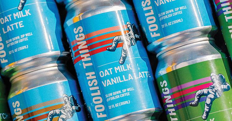 Lattes to go: Foolish Things Coffee Co. offers canned lattes in a ...