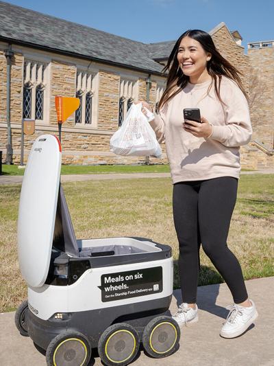 The future is now: TU is first school in Oklahoma to utilize robot food ...