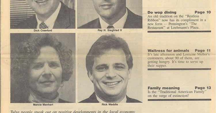 From the archives (Nov. 1986): Tulsa's turning point | | tulsapeople.com