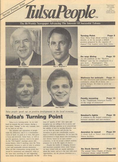 From the archives (Nov. 1986): Tulsa's turning point | | tulsapeople.com