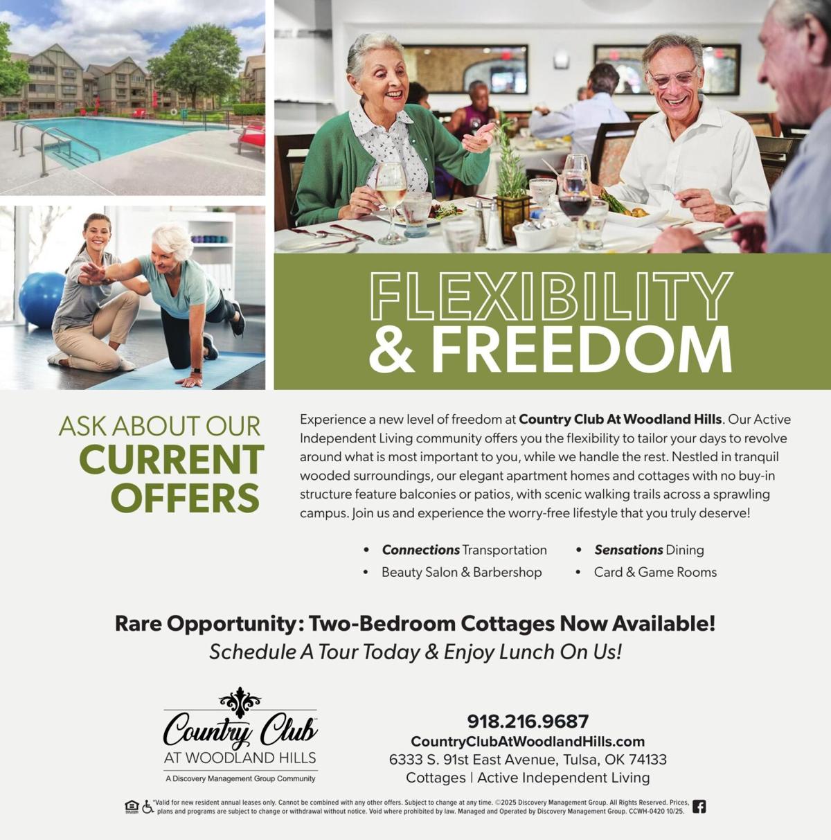 COUNTRY CLUB AT WOODLAND HILLS,DISCOVERY MANAGEMENT