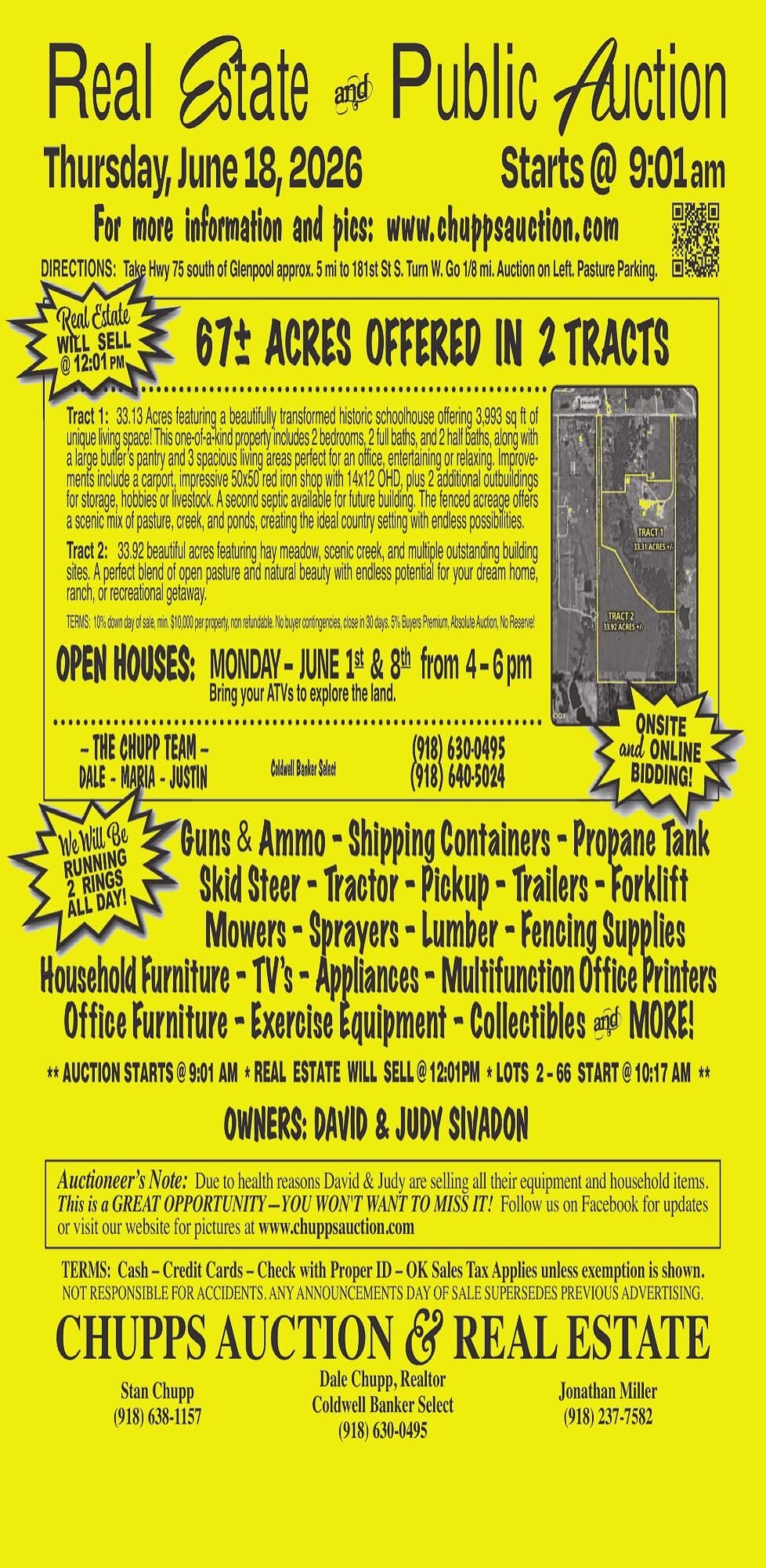 CHUPPS AUCTION CO