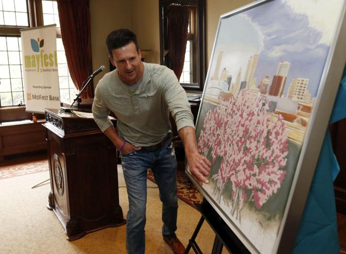 Poster art for 2017 Mayfest brings trees together as bison before Tulsa ...