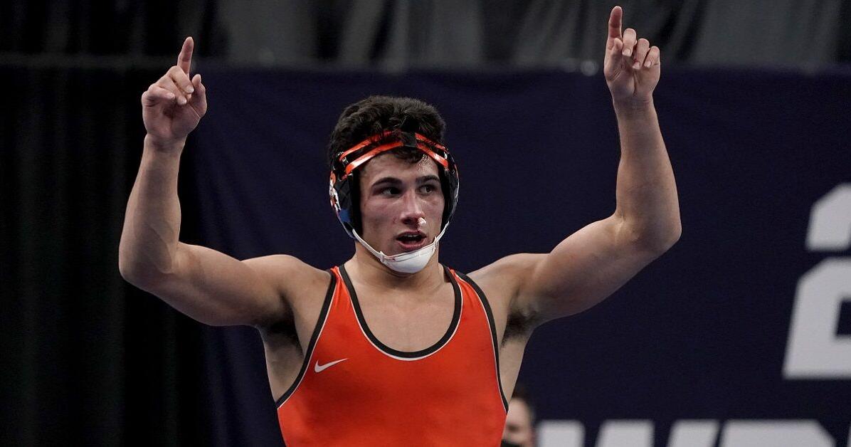 OSU national champ wrestler AJ Ferrari previews U.S. Olympic trials