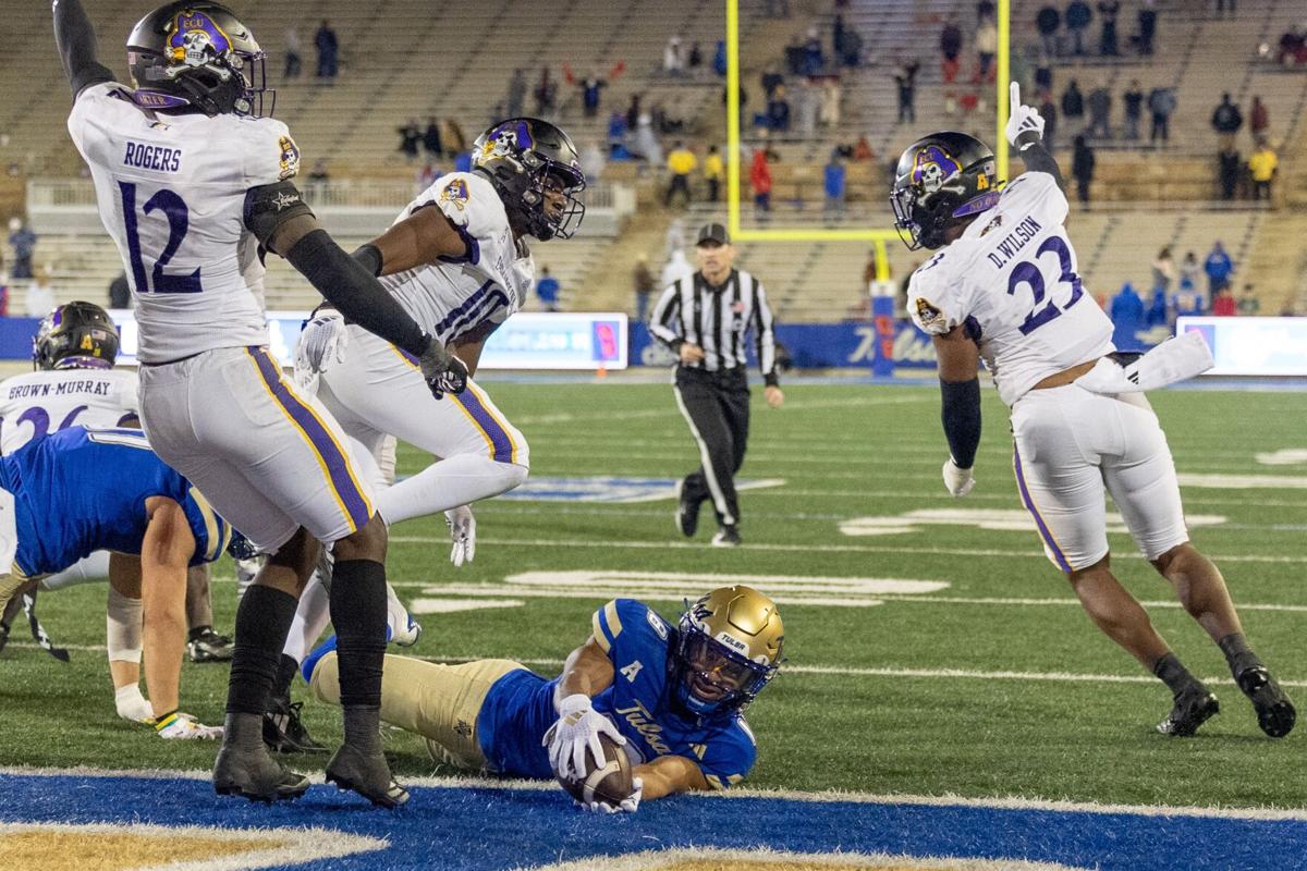 TU stopped near the goal line as East Carolina prevails