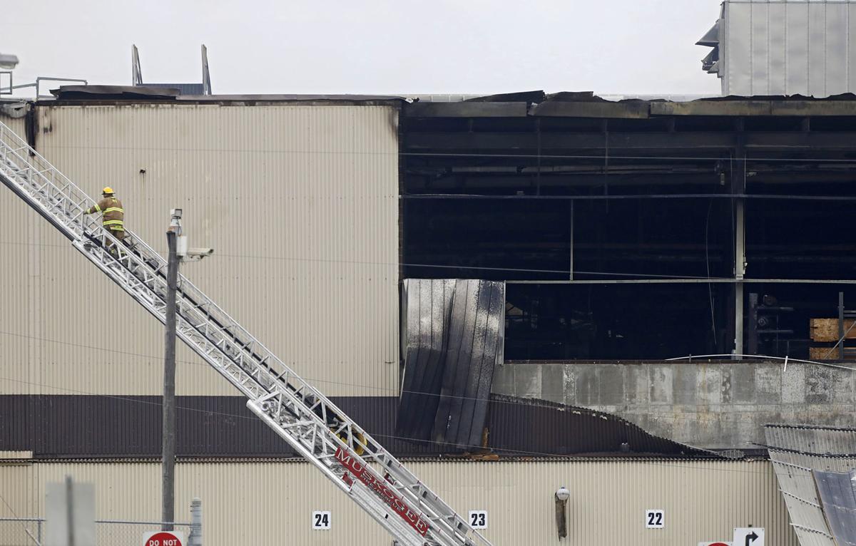 Muskogee paper mill closed as fire still smolders Tuesday | Local News ...