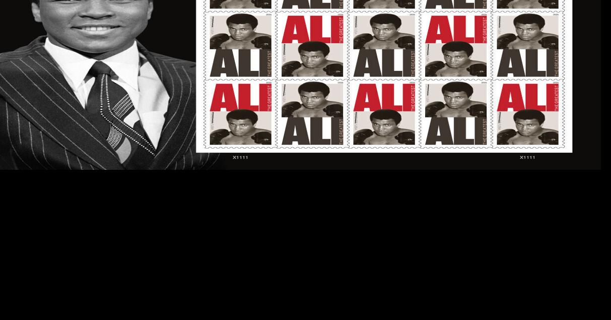 Muhammad Ali will be honored with a US postage stamp
