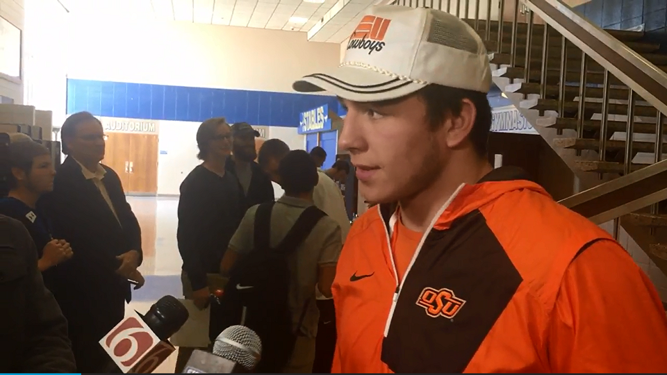 Video: Oologah DE Brock Martin discusses his Oklahoma State commitment