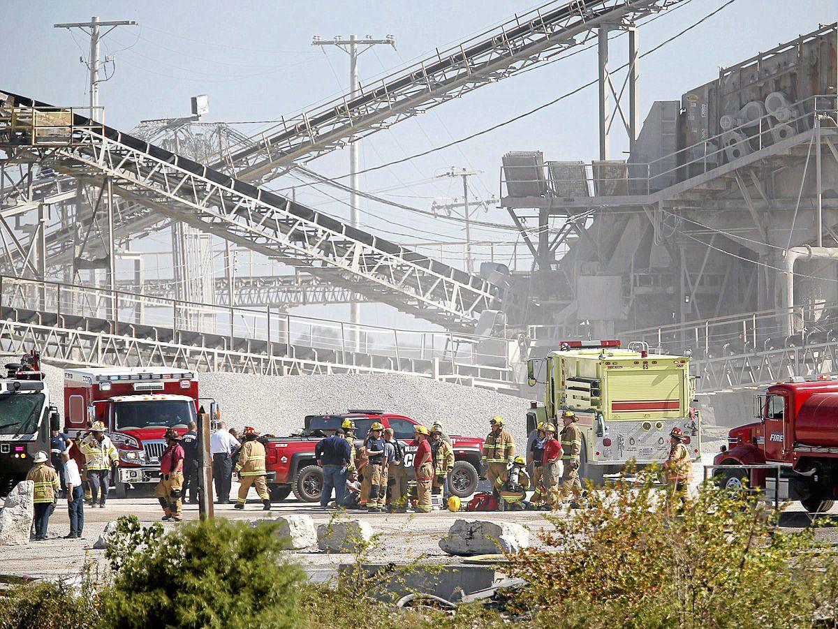 Fuel tank explodes in fire at Owasso rock quarry; three firefighters ...
