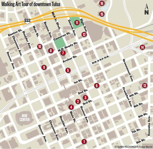Outdoor art transforms downtown Tulsa; take our walking tour to see for ...