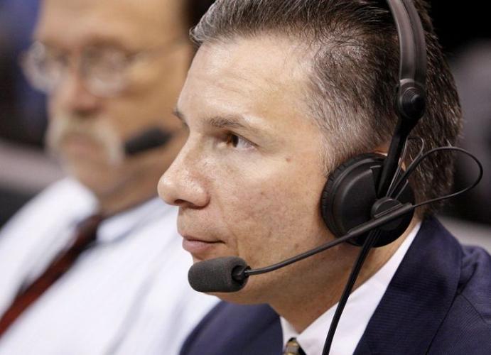 Thunder radio announcer Matt Pinto makes calling a game sound easy