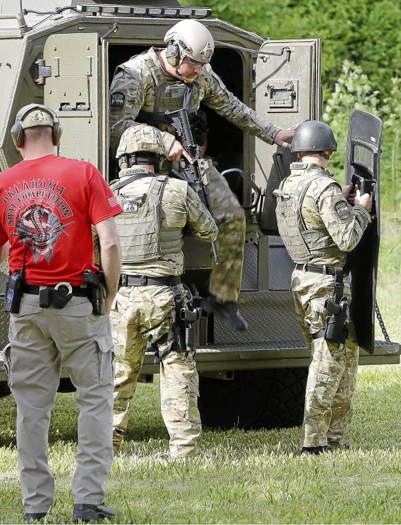 Law enforcement officers take on one another in Oklahoma SWAT ...