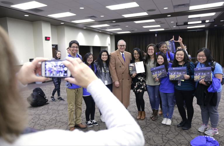 TU president hand-delivers acceptance letters