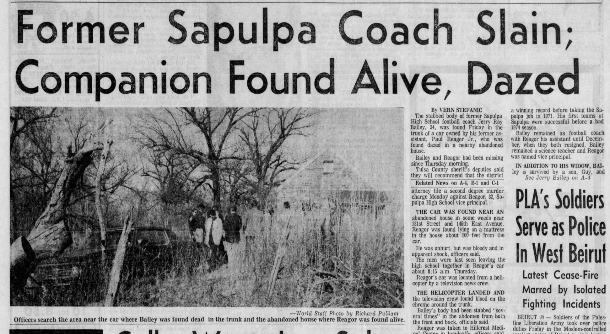 Sapulpa football coach's 1976 murder gets true-crime episode
