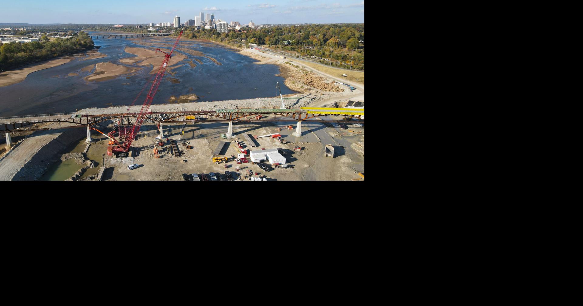 Don't look now, but Williams Crossing spans the entire Arkansas River