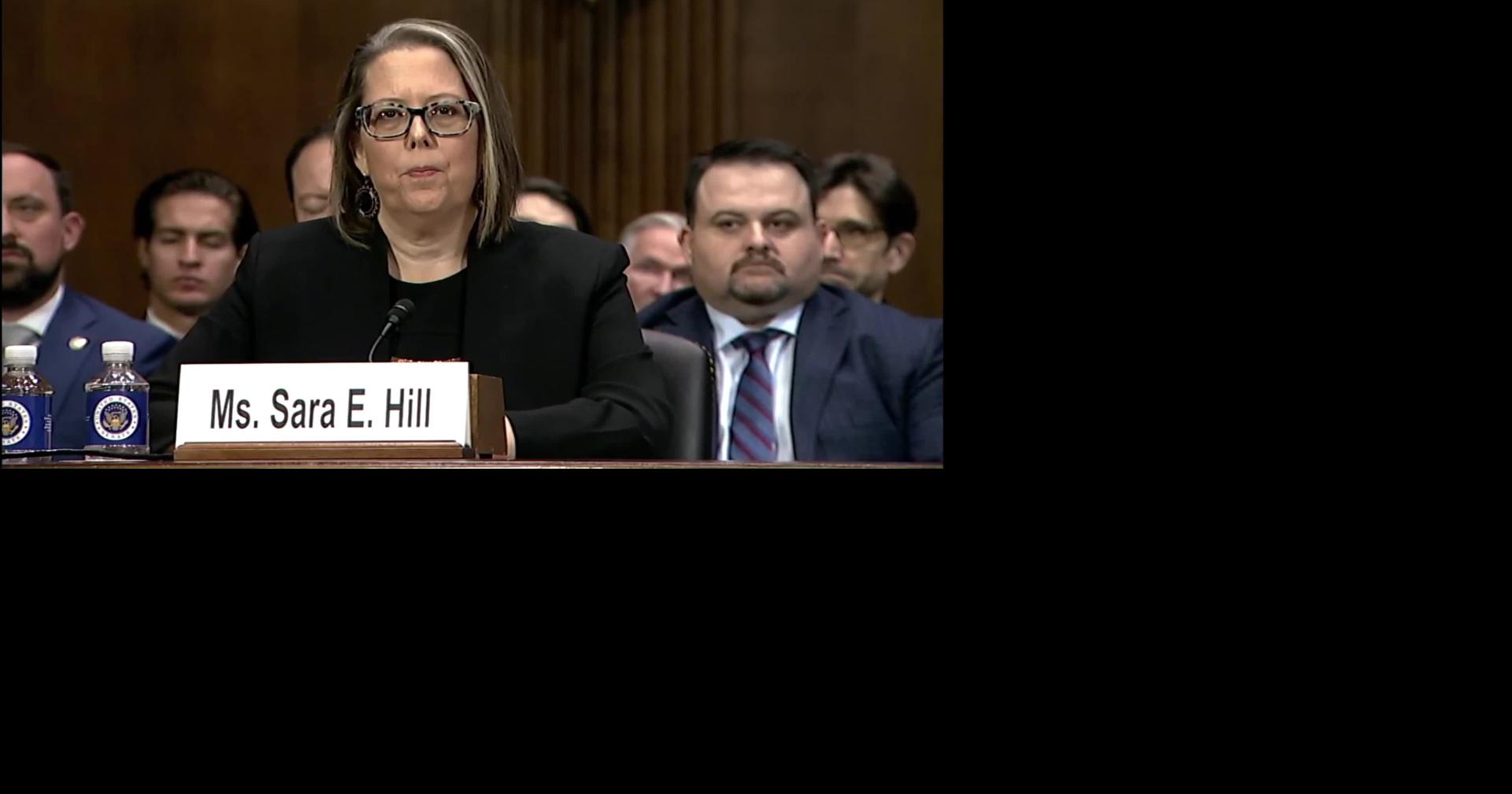 Federal judge nominee Sara Hill questioned by Senate panel