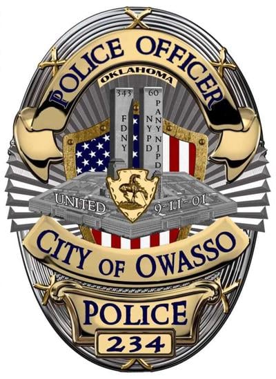 Owasso PD releases new badge design commemorating 9/11 terrorist attacks