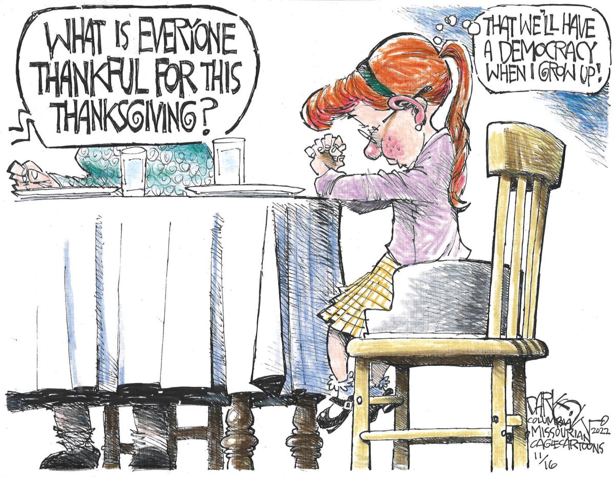 Cartoon: Democracy prayer