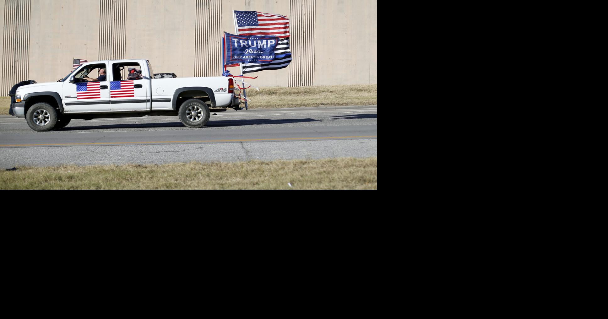 Gallery: Trump supporters with decorated vehicles parade down BA Expressway