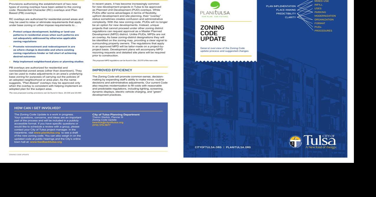 Tulsa's proposed zoning code update accommodates pedestrian-friendly ...