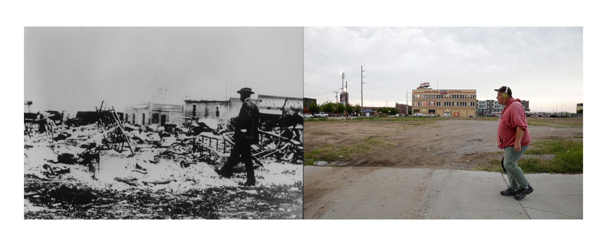 Then and now: Scenes from the Tulsa race riot