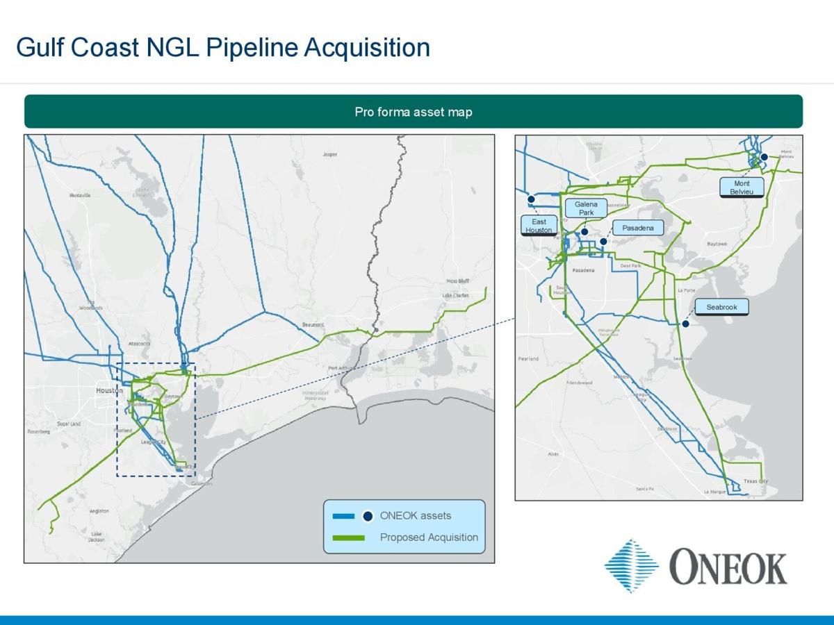 Business Briefs: ONEOK to buy Houston-area pipeline system