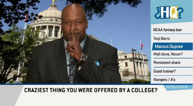 VIDEO: Marcus Dupree says he was offered $250,000, oil well during ...