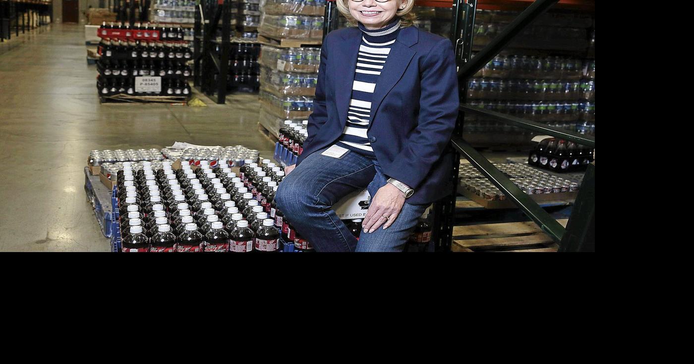 Thankful: Marcia MacLeod of WPX has reached top and is helping others up