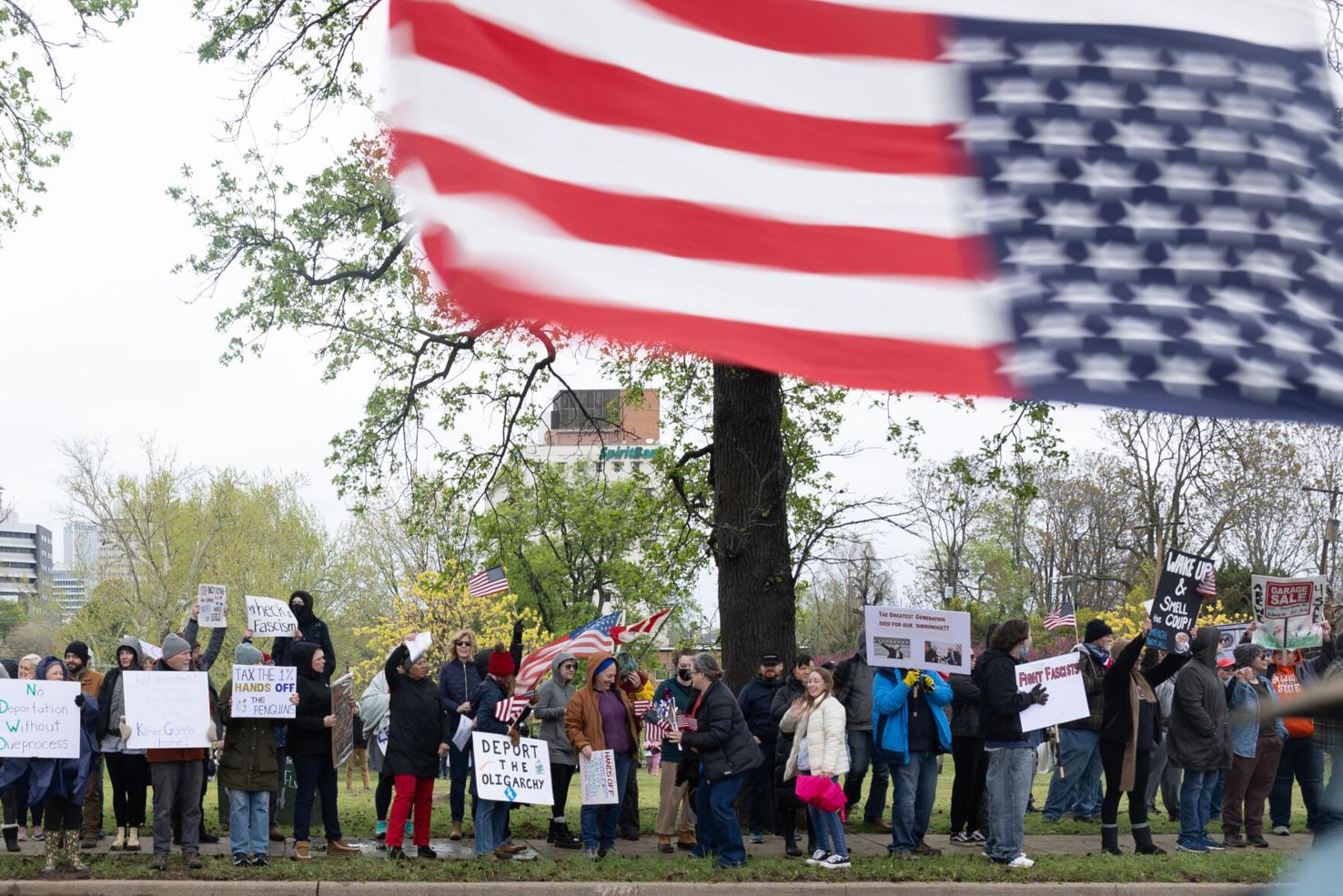 Photos: Hands Off protest at Dream Keepers Park