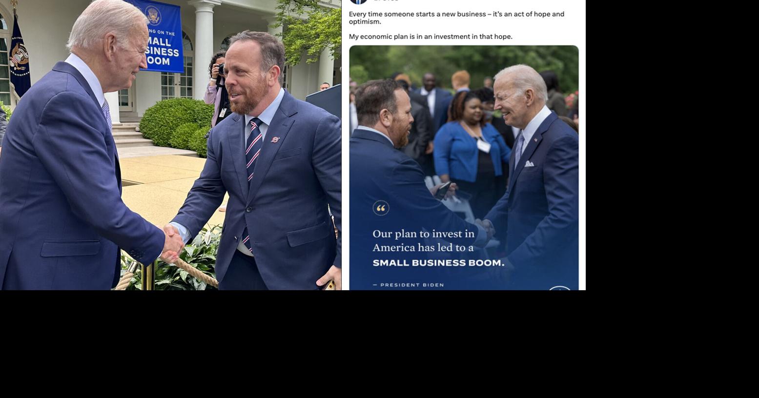 Area restaurateur's presidential handshake goes viral