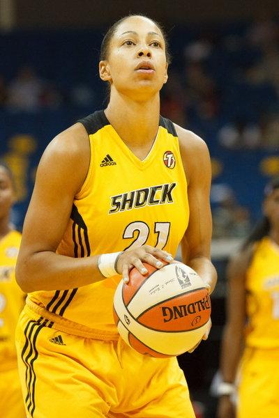 Ex-WNBA player in jail accused of assaulting Tulsa Shock player