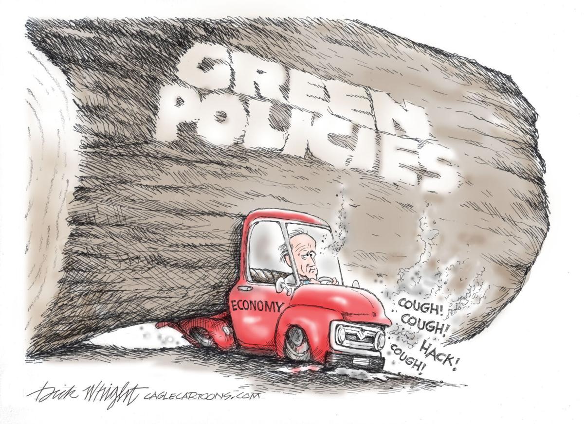 Cartoon: Green policies hurting economy