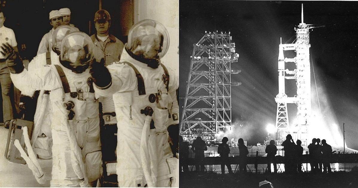 The 1975 rendezvous between U.S. and Soviet spacecrafts