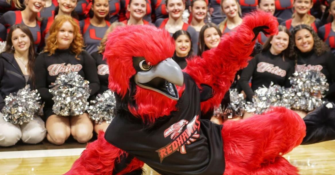 Rocket the Redhawk debuts as Union's new mascot